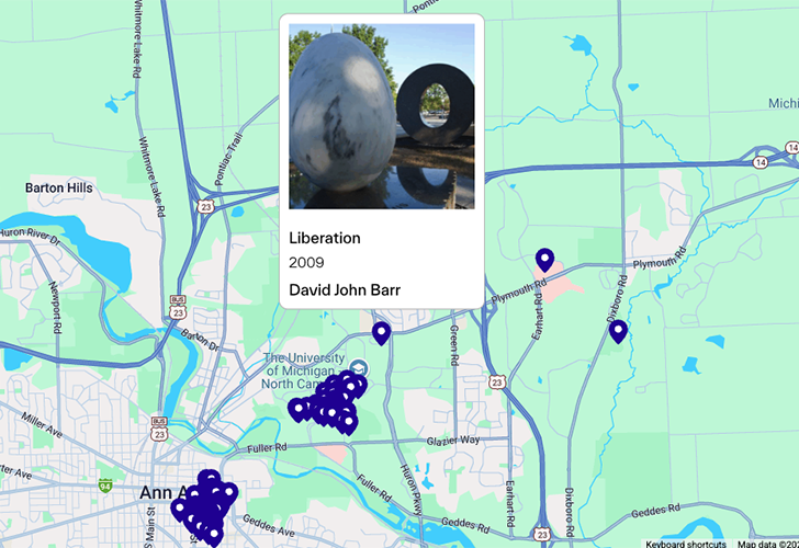 Explore the Art All Around You with UMMA’s New Interactive Campus Map ...
